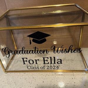 Graduation Wishes, Words of Wisdom, Personalized Jar Decal, Gifts for ...
