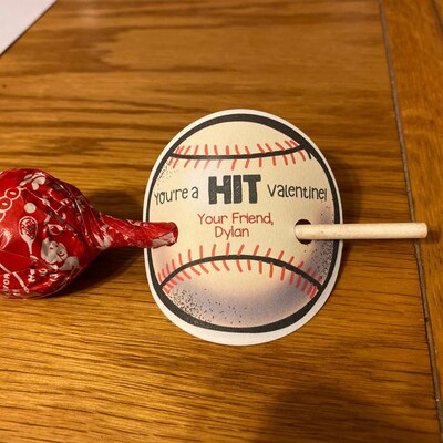 Baseball Valentines Day Card Valentine's Printable Custom Editable PDF ...