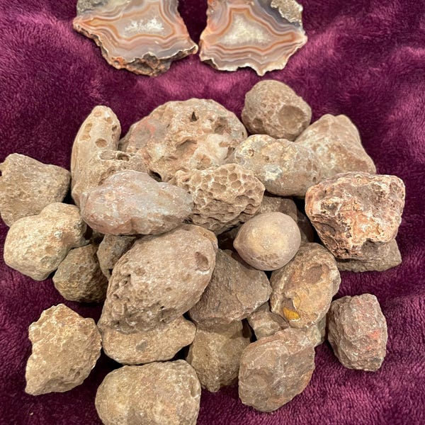 Raw Agates From Malawi, Alimajo Agate Nodules, 1lb to 20lbs Natural ...