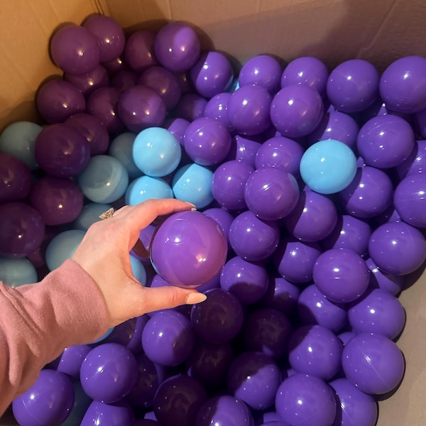 Balls for Ballpit, 2,76" (7 Cm), Plastic Balls, Bulk Balls, Non-toxic ...