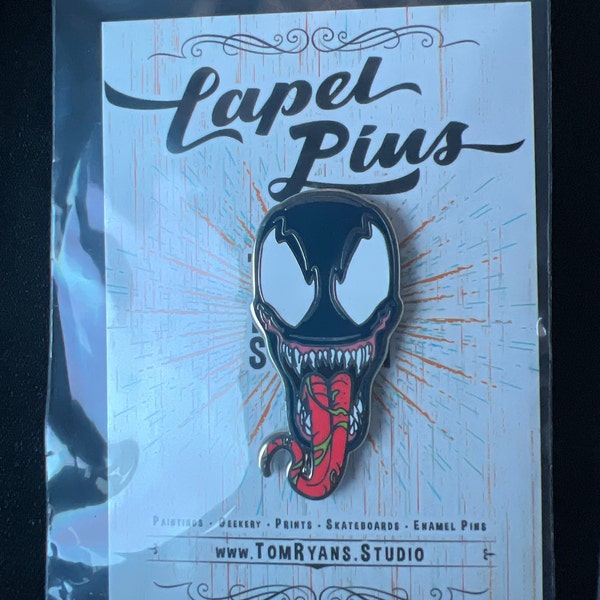 Venom Hard Enamel Pin, Hat Pin - Etsy