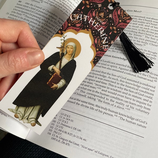Saint Catherine of Siena Fine Art Bookmark | Christian, Catholic Gift ...