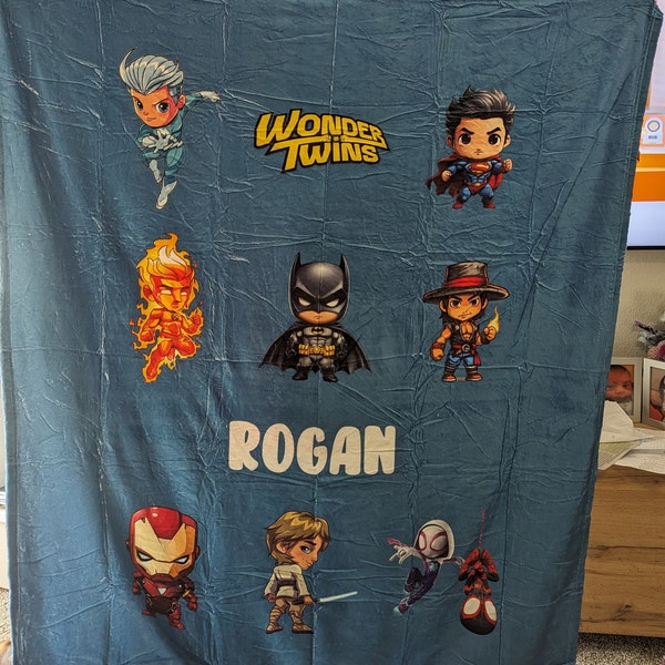 Custom Kids Name Blanket, Kids Back to School Blanket, First Day of ...