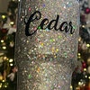 Yeti Glitter Rose Gold Tumbler/glitter Yeti Tumbler/dip Rose Gold Yeti ...