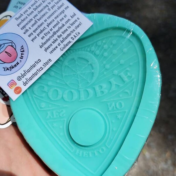 Ouija Planchette Food Safe Silicone Mold for Resin, Jesmonite, Clay ...