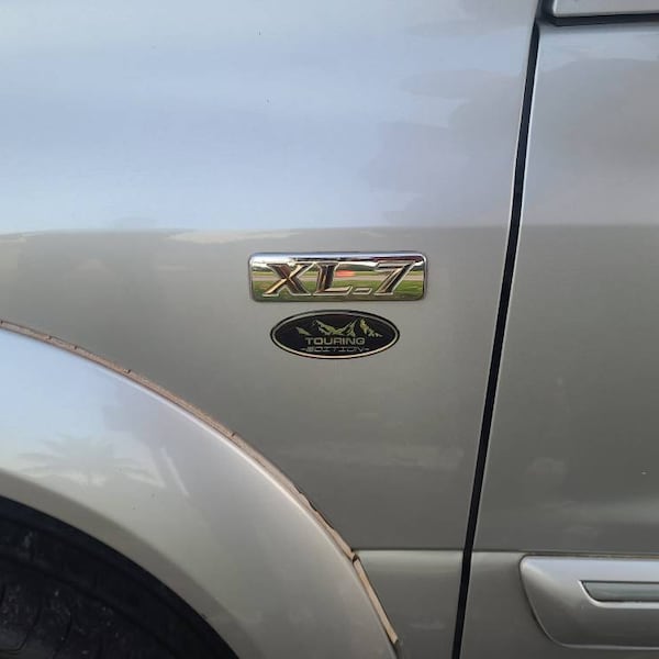 2x Adventure Edition Car Van Caravan Bus Transporter 3D Chrome Domed ...