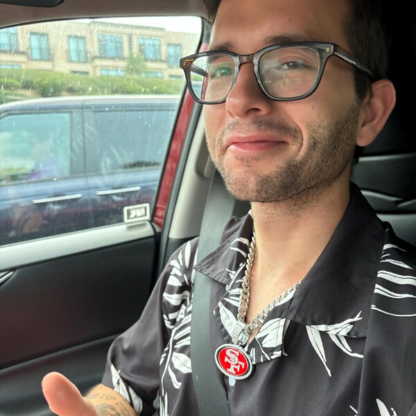 49ers Red and Black Bling Chain San Francisco 49ers Chain San Francisco ...