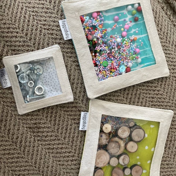 Sensory Toy: Bells, Balls & Sequins - Reggio Emilia Inspired - Etsy