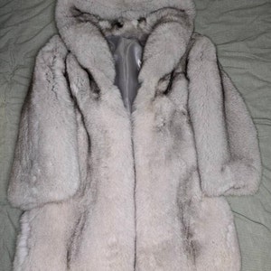 Huge Double Face Luxury Silver Fox Fur Boa,118inch 300cmnatural Color ...