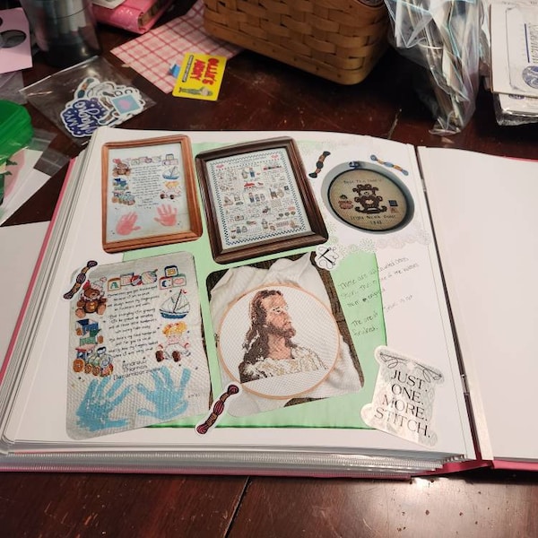 Craft Stickers,cross Stitch Stickers,artsy Arthurs,embroidery Stickers ...