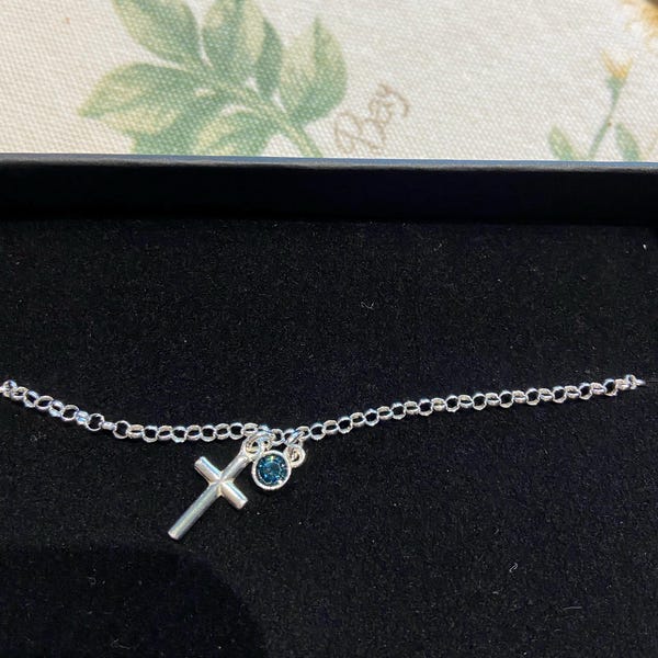 21st Birthday Key Necklace With Optional Birthstone 925 Sterling Silver ...