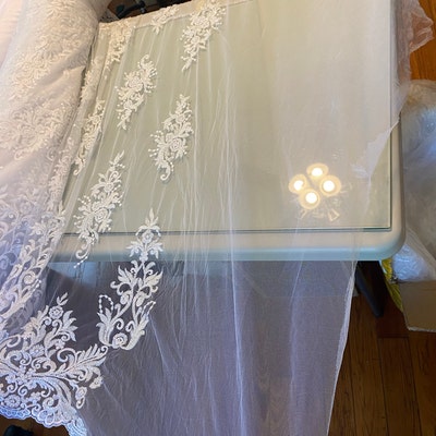2021 Lace Fabric,silver Wedding Lace Fabric,silver Heavy Beaded Lace ...
