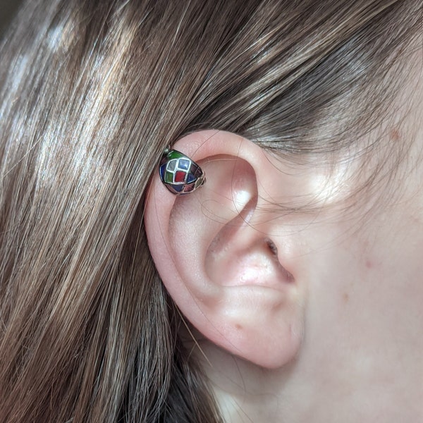 316L Surgical Steel Ear Cartilage Helix Tragus Stud Earring Ring ...