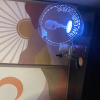 Laser Engraved LED Light up Display/sign, Custom Night Light, Desk Lamp ...