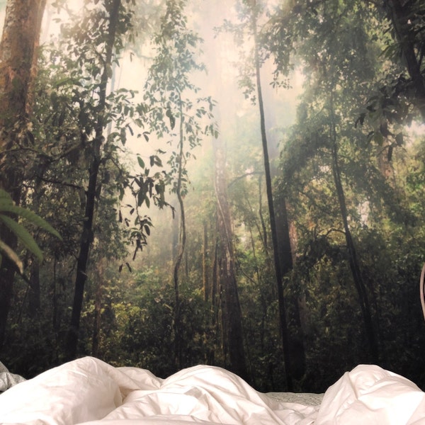 Amazon Rainforest Tapestry,jungle Wall Tapestry,tropical Jungle ...