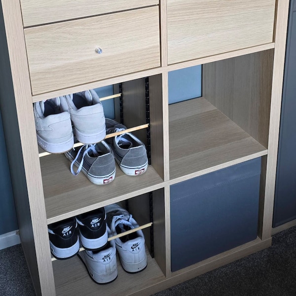 Ikea Kallax Shelf Inserts Trofast Drawer Easy Assembly Cube Shelving ...