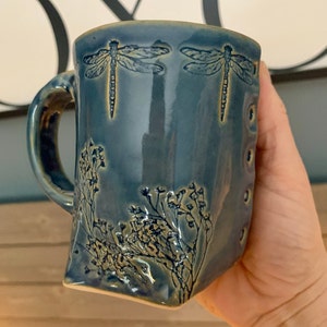 Wedding White Lace Mug Colleen Deiss Designs Ceramic Coffee - Etsy