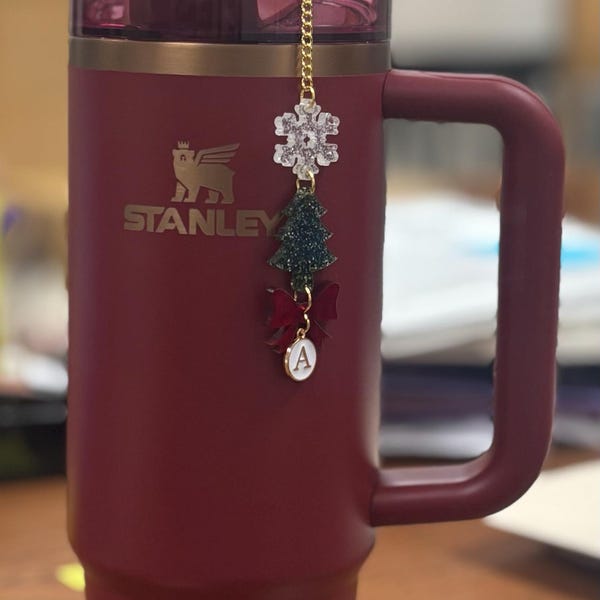 Christmas Tree Stanley Charm, Simple Modern, Stanley Straw Topper ...