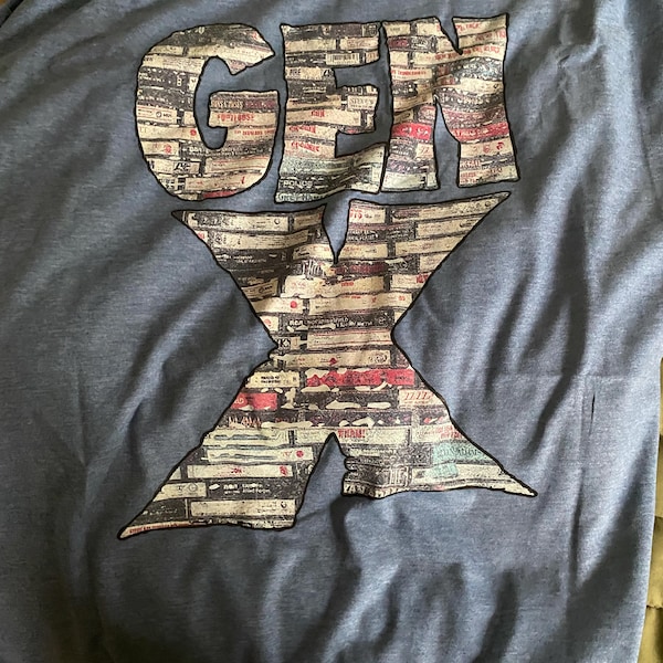 Gen X, 80s Rock Cassettes, Gen X Cassettes Shirt, Retro Gen X T-shirt ...