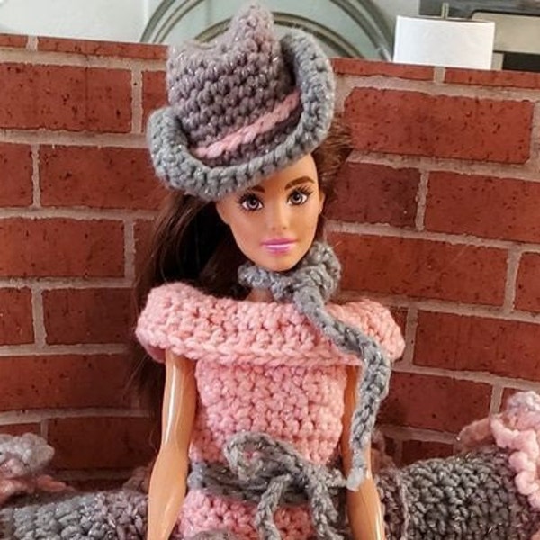 Cowgirl Hat Crochet Pattern, Pink Cowboy Hat, Small Cowgirl Hat Pink ...