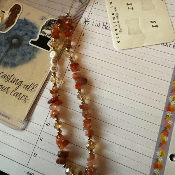 Aquamarine Phone Strap,healing Crystal Phone Chain,pearl Beaded Phone ...