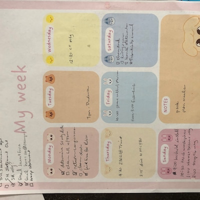 Stray Kids Skzoo Daily Planner Digital Printable Pdf. - Etsy