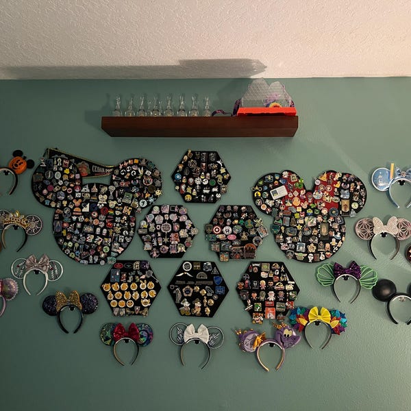 Decorated Mickey Ear Wall Displays 5, 10, or 20 Packs Also 3 Packs of ...