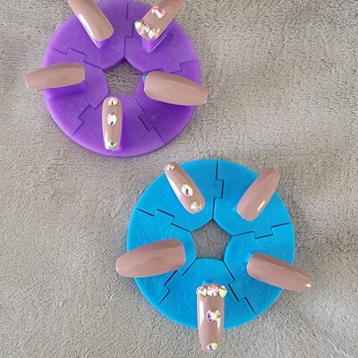 5pcs False Nail Display Stand Holder Set/ Nail Art Practice Holder ...