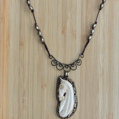 Red Indian Native American Pendant, Hand Carved Pendant P-147 - Etsy