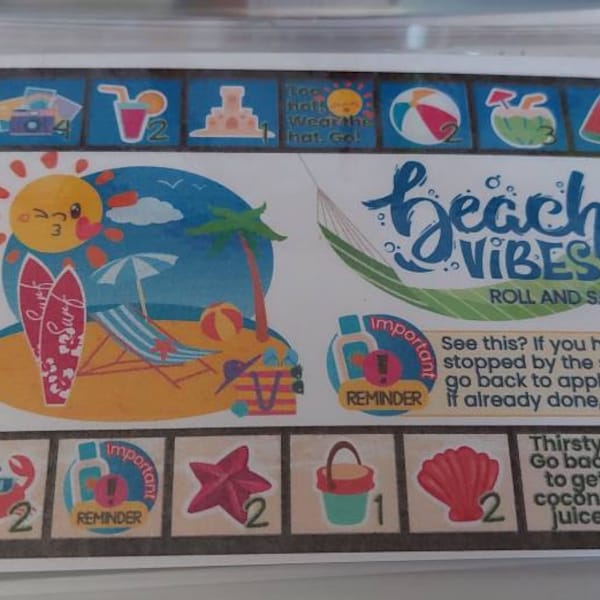 Savings Challenge Game, Beach Savings Board Game, Vacation Savings ...