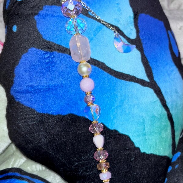 Crystal Pointer Wand | Glam Wand | Rose Quartz Crystal Wand| Fairy Wand ...