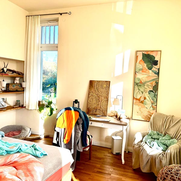 Vintage Spring Meadow Forest Landscape Wall Art, Long Horizontal ...