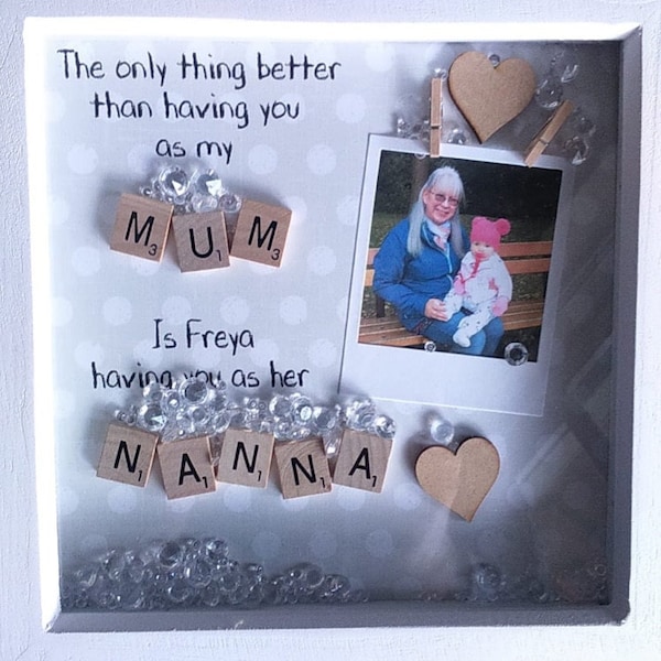 Gift for Mummy, Mummy Gift, Grandma Frame, Nana Frame, Gift for Nana ...
