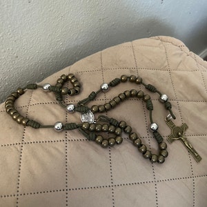 Indestructible Rosary Heavy-duty Gunmetal Beads and 2.5 Benedict ...