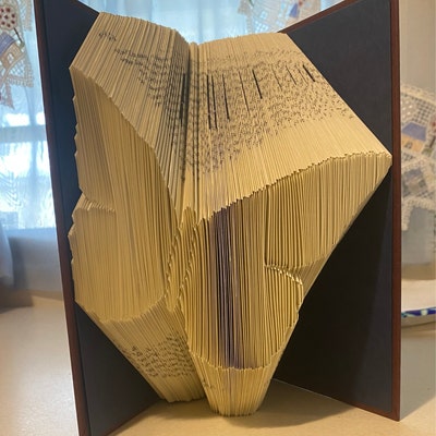 BUTTERFLY Book Folding Pattern 225 Folds 450 Numbered Pages. PDF ...