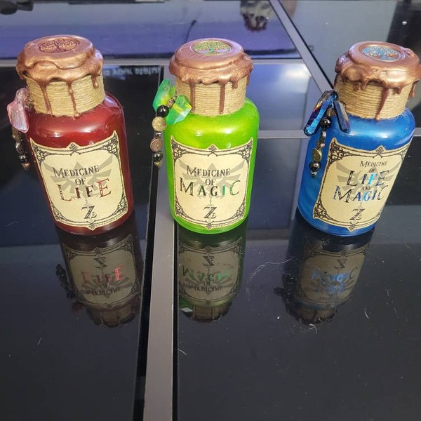 Bottled Light Potion/steampunk Color Changing Potion - Etsy