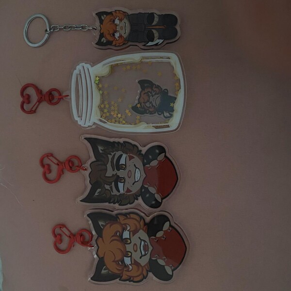 Tally Hall Acrylic Charms - Joe, Rob, Ross, Zubin, Andrew, Bora - Etsy