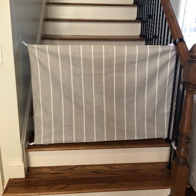 Cloth Gate Stair Barrier With Buckles / Fabric Dog Gate - Etsy