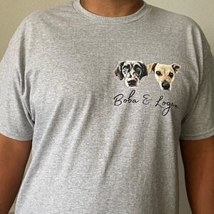 Custom Pet Shirt Pet Photo Name Custom Dog Shirt Personalized Dog Shirt ...