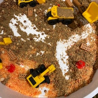 Digger Set Building Site Play Tray Sensory Digger Kit Building Site ...