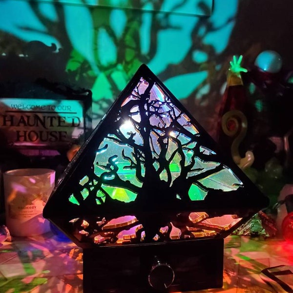 Haunted Forest Mood Light: A Table Lamp for Decorating Your Living Room ...
