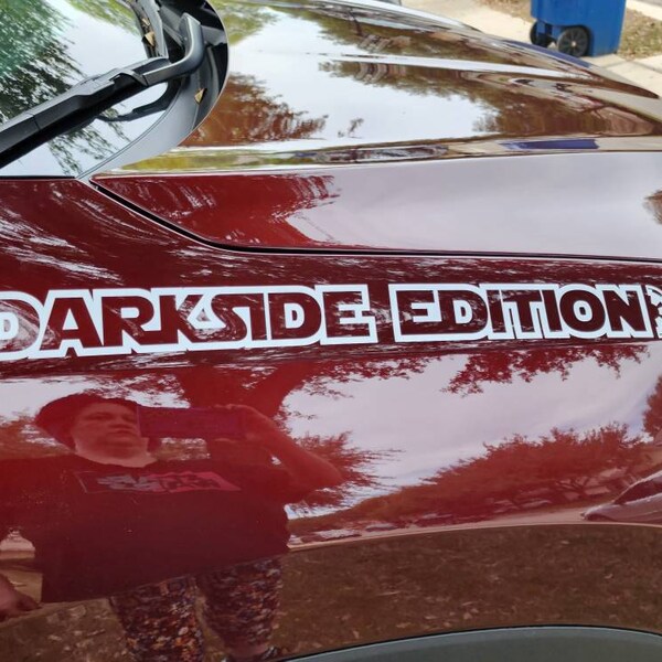 Powered by Dark Side Star Wars Decal Window Sticker Darkside - Etsy