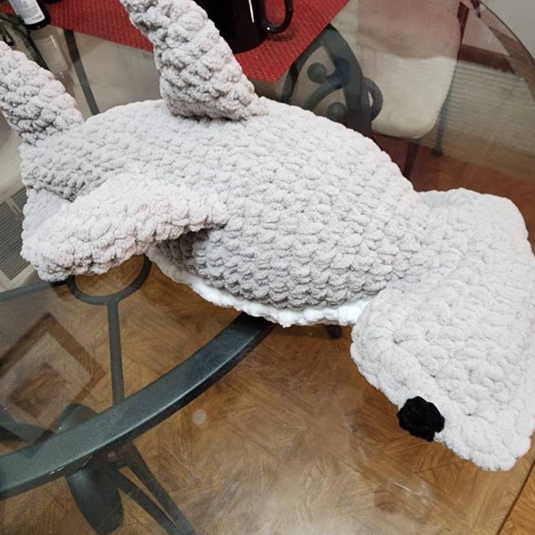 PATTERN: Plush Hector the Hammerhead Shark Pattern - Amigurumi ...