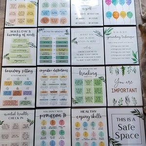 15 Social Worker Office Decor School Counselor Poster Social Work Wall ...