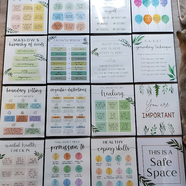 15 Social Worker Office Decor School Counselor Poster Social Work Wall ...