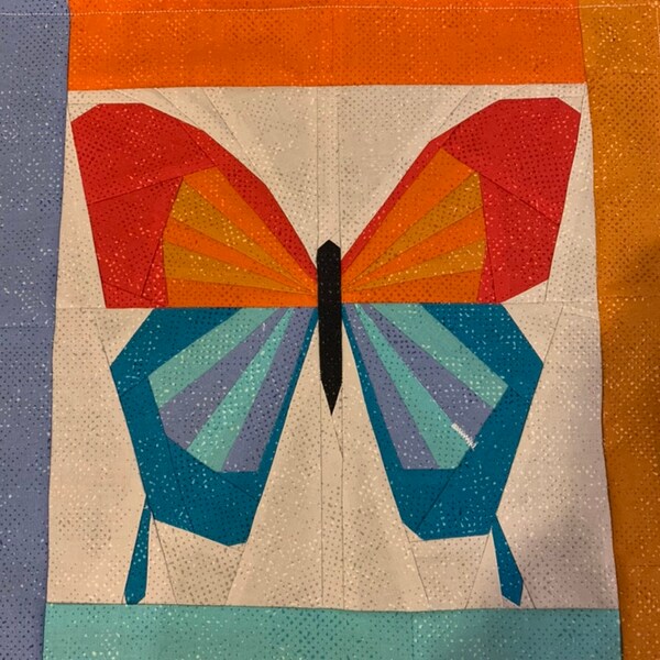 Butterfly Foundation Paper Pieced Quilt Pattern - Etsy