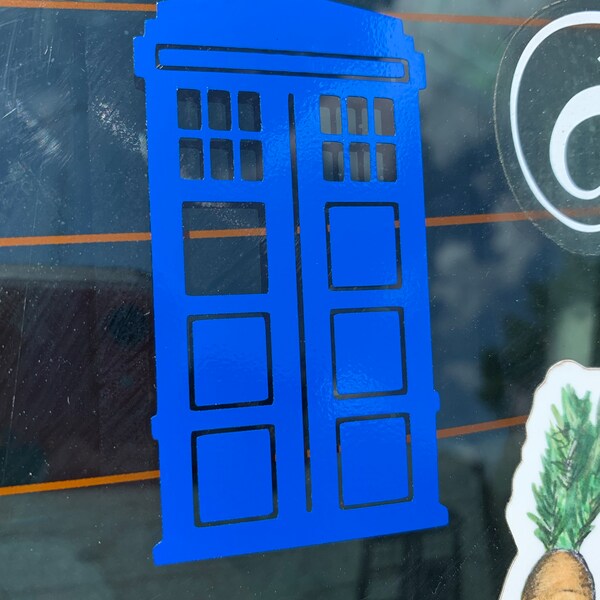 Tardis Decal Good for Car Truck Laptop Window. Sticks to Any Clean ...