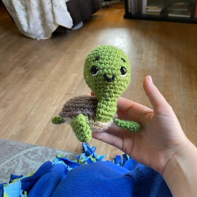 PATTERN: Shell the Baby Sea Turtle Amigurumi Sea Turtle Pattern ...