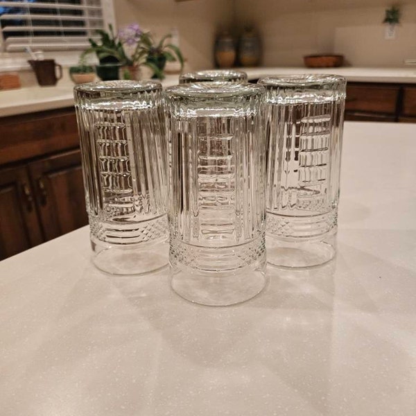 Luminarc France rosaline Pink Optic Swirl Cup and Saucer Sets 4 - Etsy