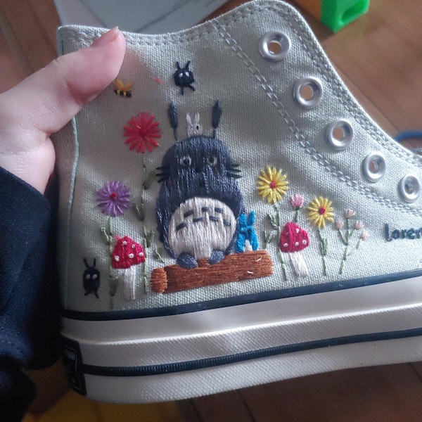 Cartoon Character Embroidered Converse Chuck Taylor Hight Top - Custom ...